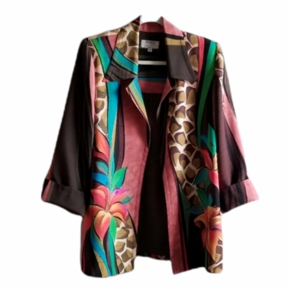 Yolanda Lorente | Jackets & Coats | Vintage Yolanda Lorente Jacket Silk ...